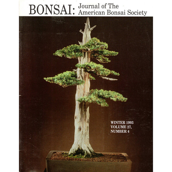 Bonsai - Journal of The American Bonsai Society - Winter 1993 - Limite – Stone Lantern