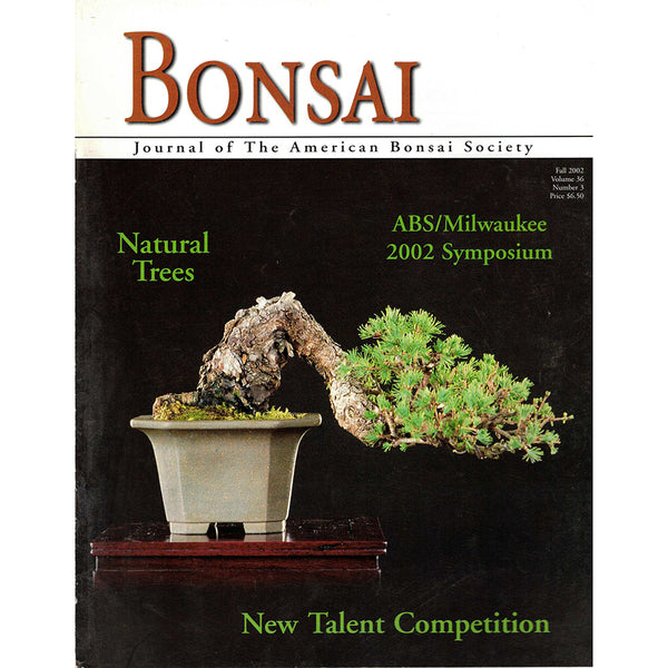 Bonsai - Journal of The American Bonsai Society - Fall 2002 - Limited – Stone Lantern