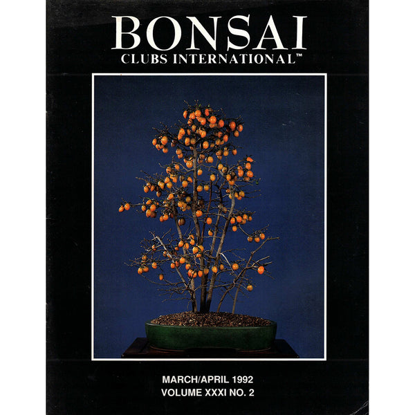 Bonsai Magazine - Bonsai Clubs International - March April 1992 - Limi ...